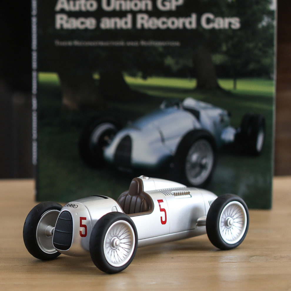 Audi Vintage Racing Toy Car | Uncrate Supply