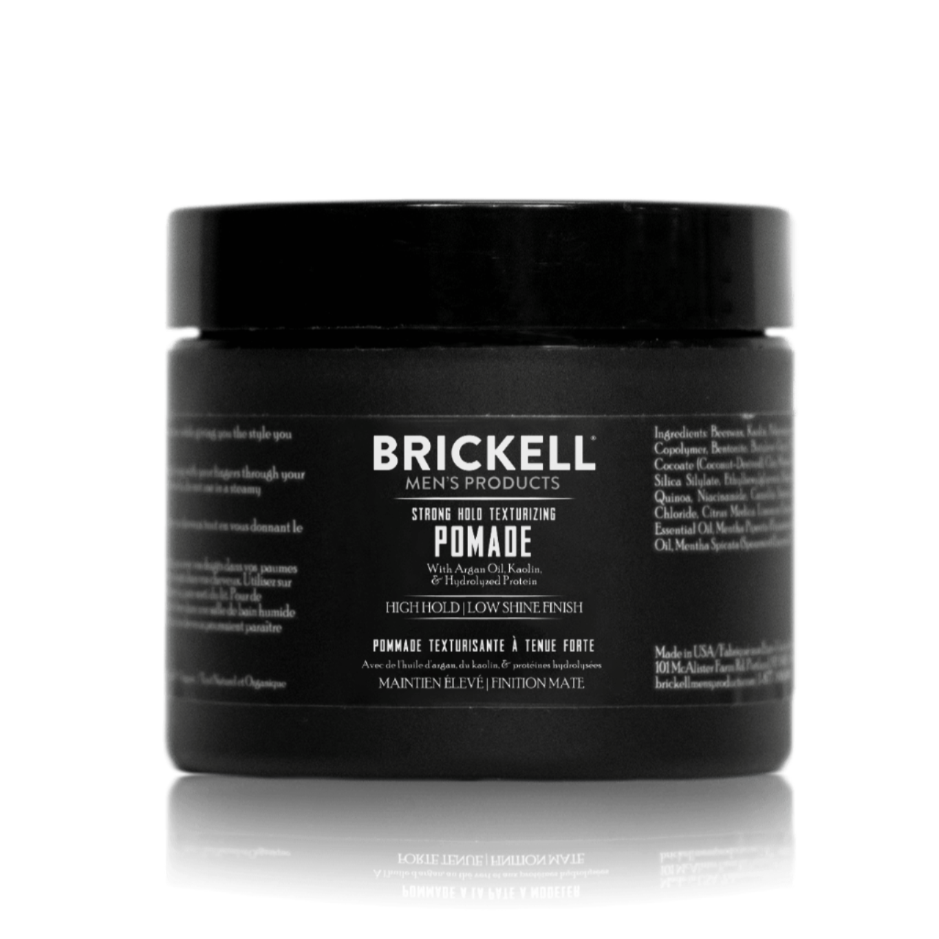 Brickell Strong Hold Texturizing Pomade | Uncrate Supply