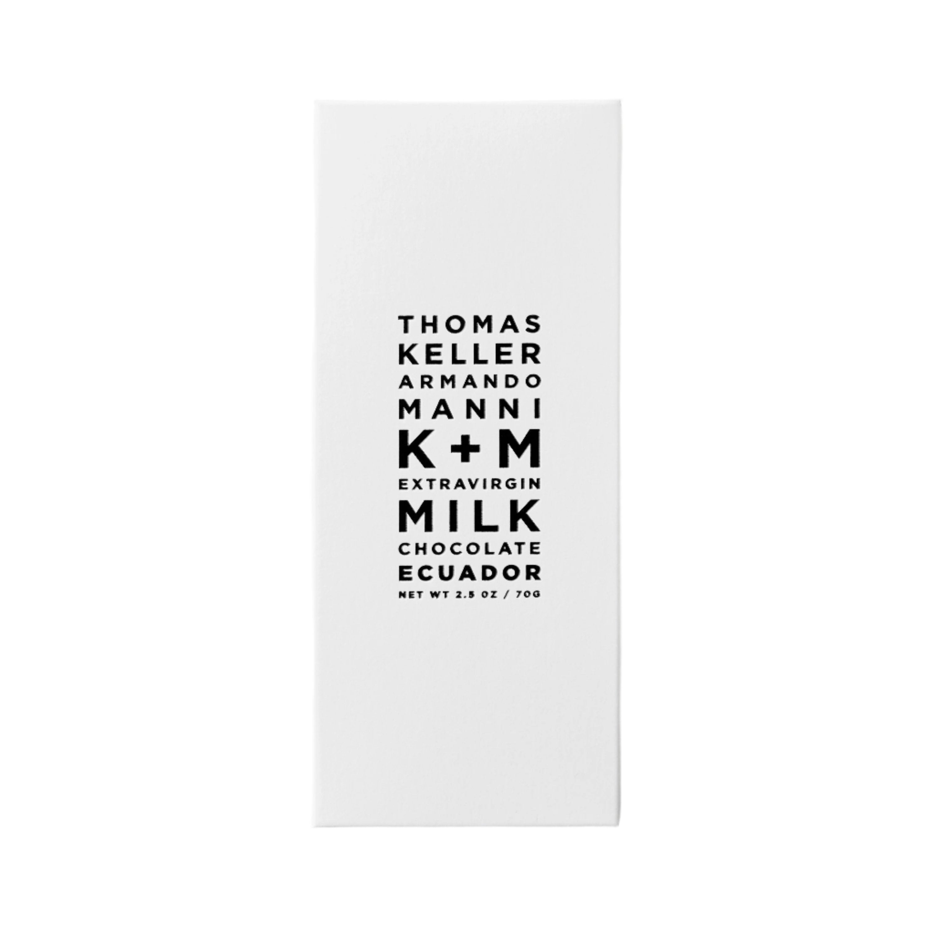 K+M Milk Chocolate, Ecuador | Uncrate Supply