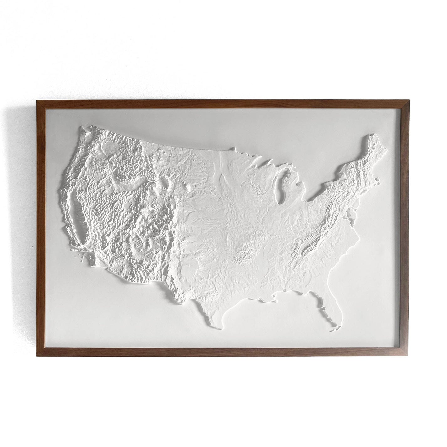 USA 3D Raised Relief Map | Uncrate Supply