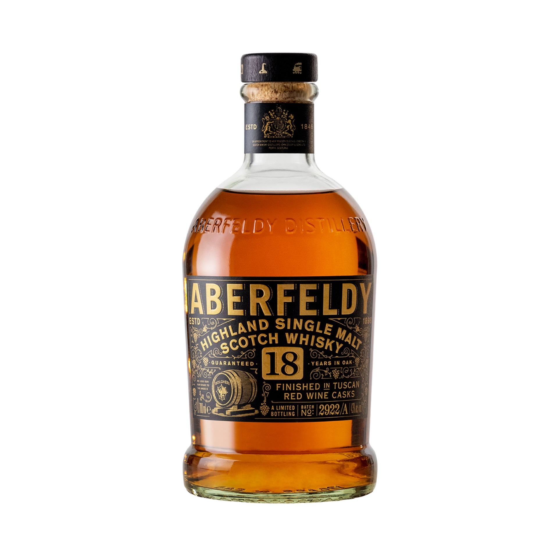 Aberfeldy Tuscan Red Wine Cask 18 Year Single Malt Whisky | Uncrate Supply