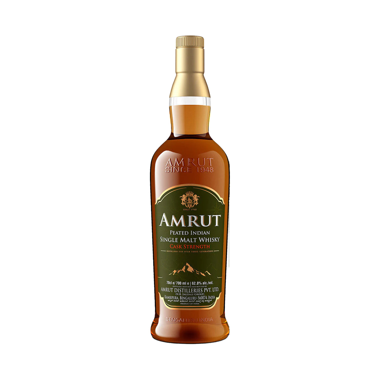 Amrut Peated Cask Strength Indian Single Malt Whiskey | Uncrate Supply