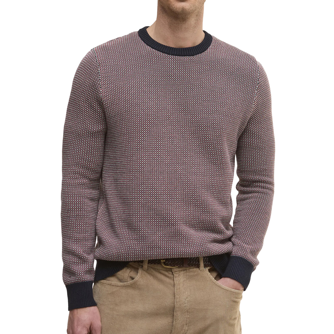 Barbour Wells Bird's Eye Cotton Sweater | Uncrate Supply