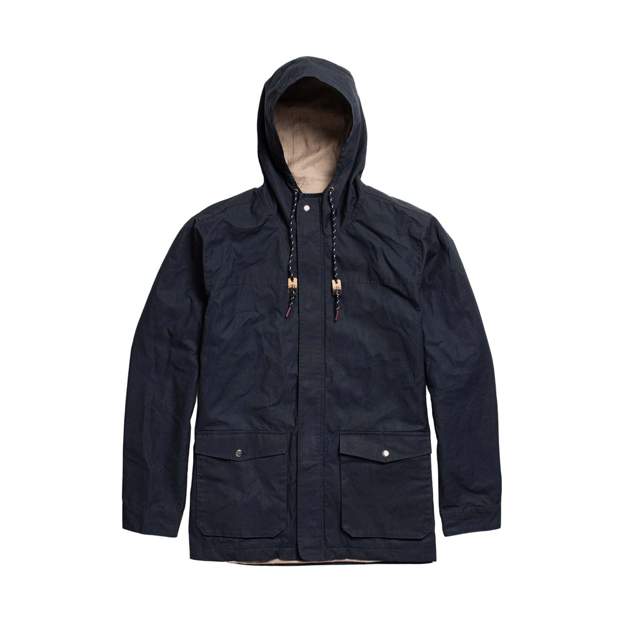 Bridge & Burn Navy Waxed Canvas Marshall Jacket | Uncrate Supply