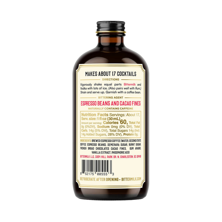 Bittermilk Espresso Martini Cocktail Mixer | Uncrate Supply