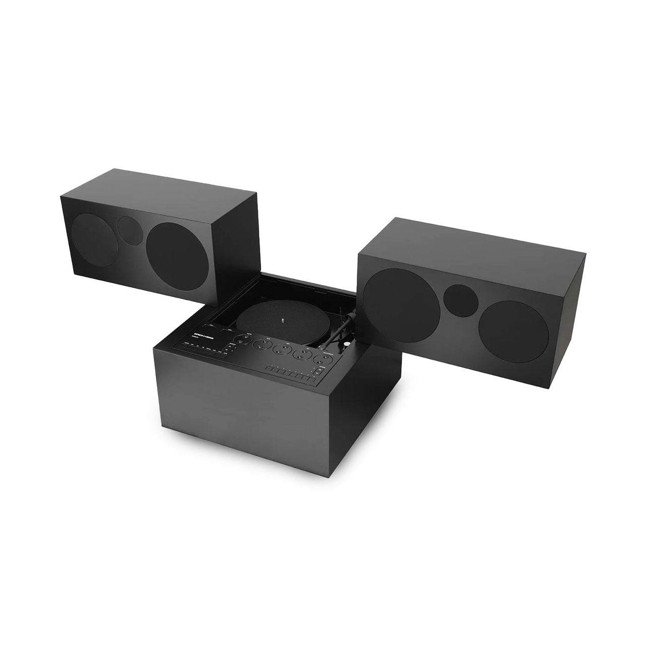 Brionvega RR231 Black Edition Totem Stereo System | Uncrate Supply