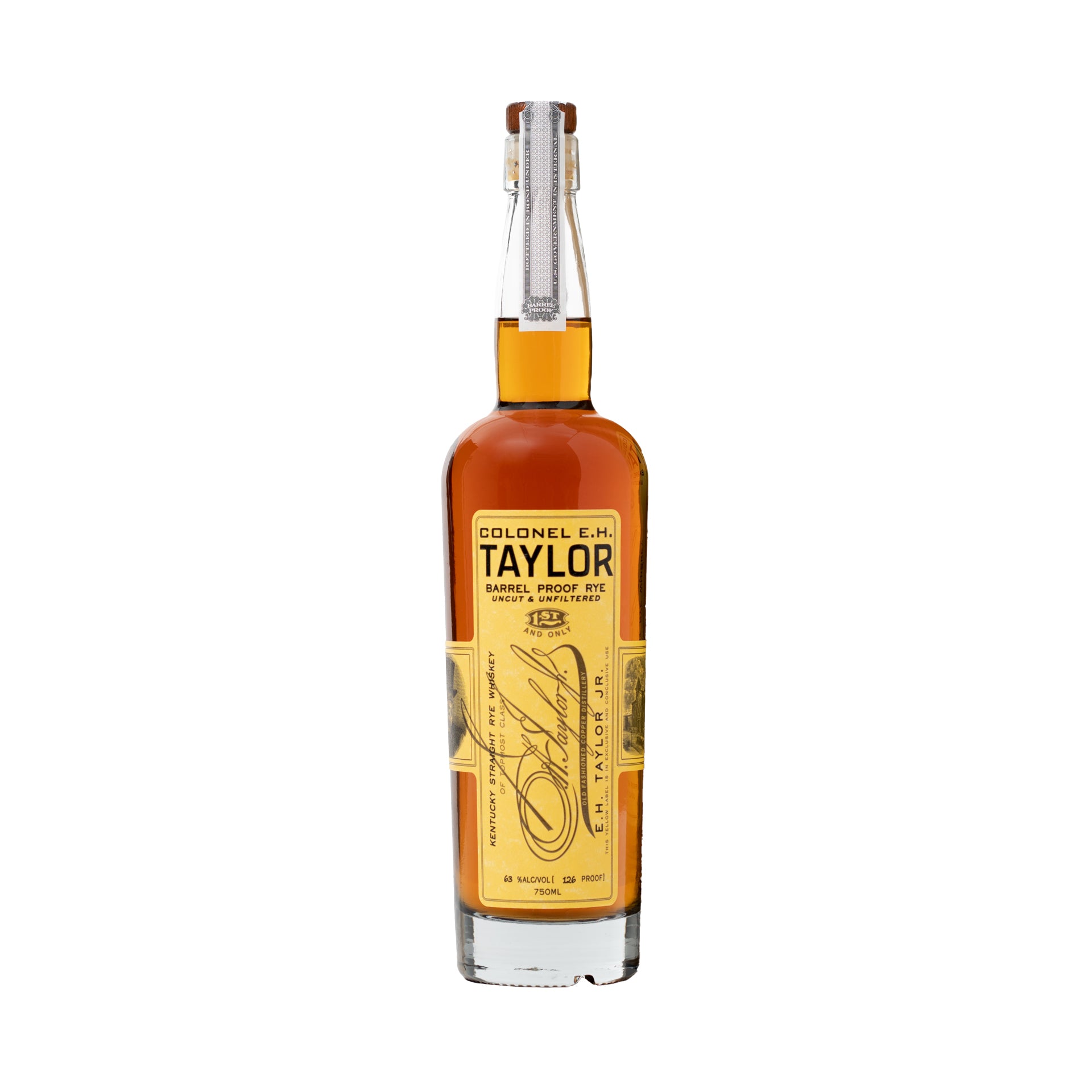 Colonel E.H. Taylor Jr. Barrel Proof Rye Whiskey | Uncrate Supply