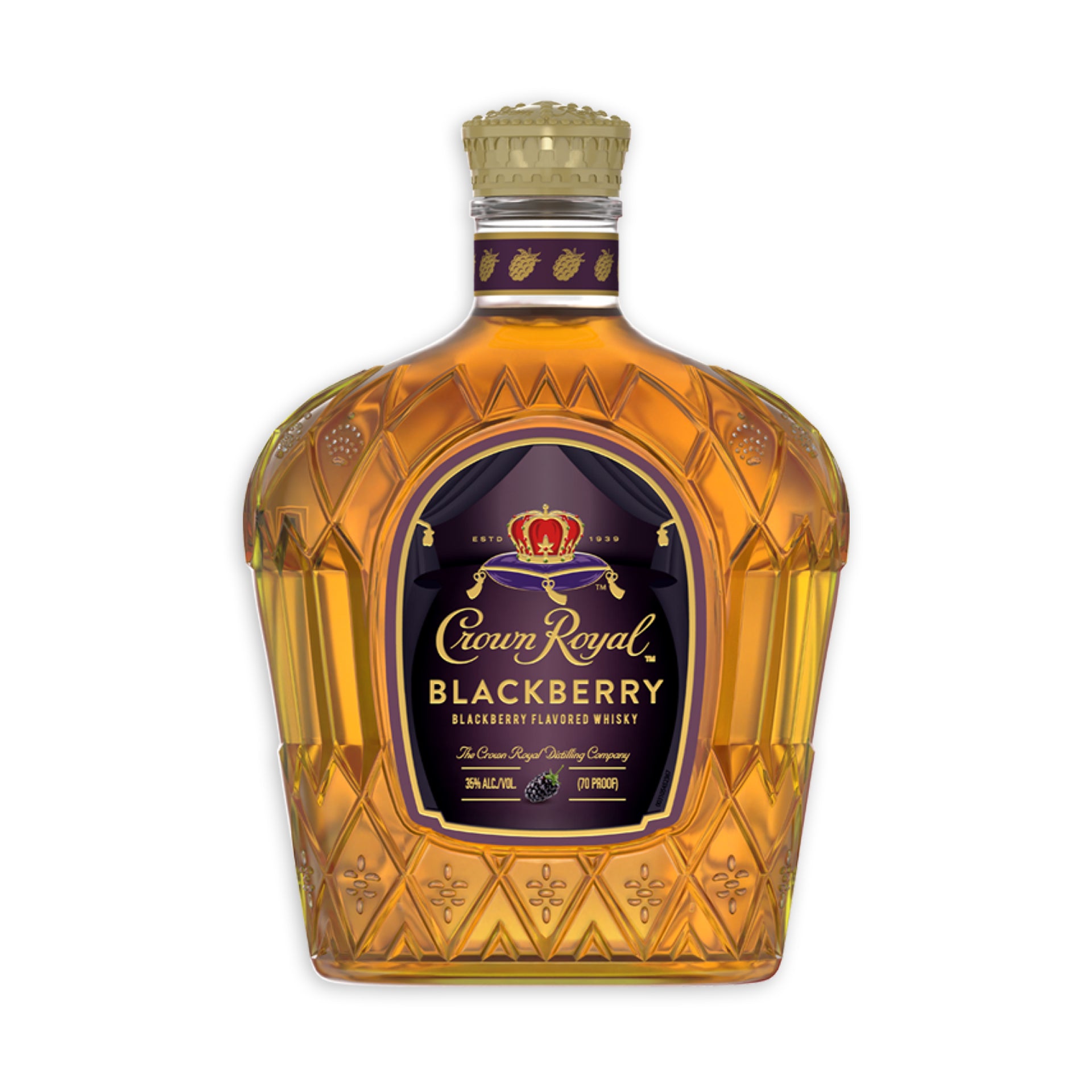Crown Royal Blackberry Flavored Whisky Uncrate Supply