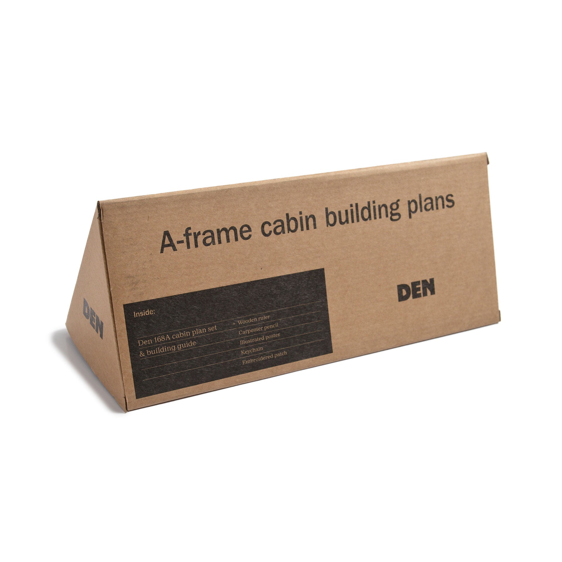 Den A-Frame Cabin Building Plans | Uncrate Supply