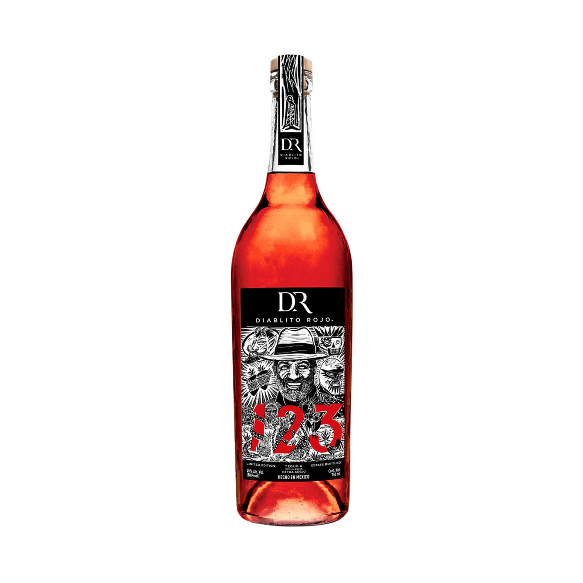 123 Extra Añejo Diablito Rojo Tequila | Uncrate Supply