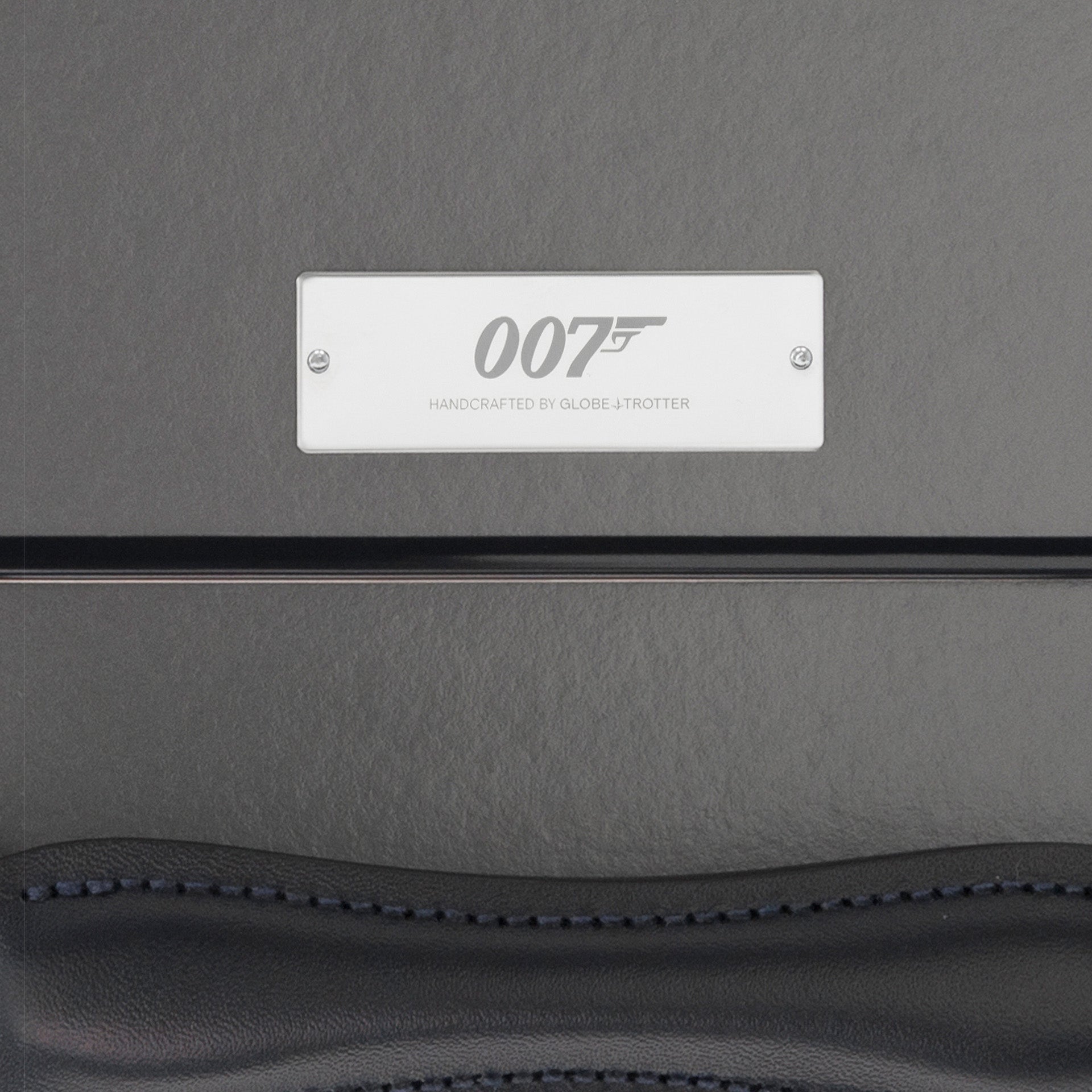 Globe-Trotter x 007 Graphite Grey Check-In Bag | Uncrate Supply