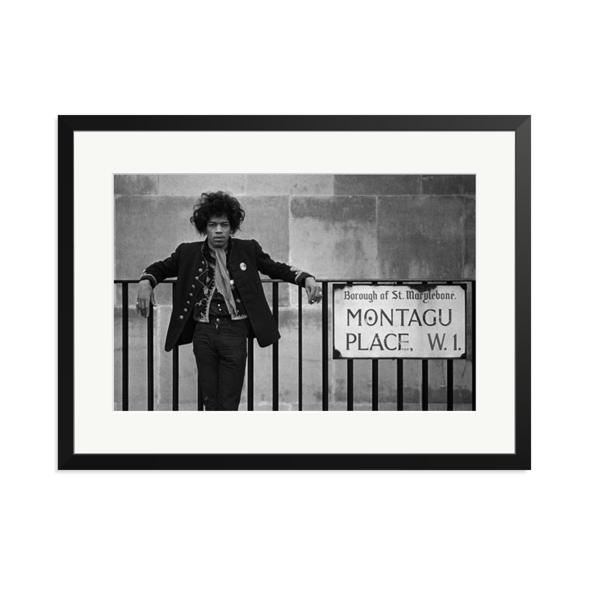 Jimi Hendrix Framed Print | Uncrate Supply