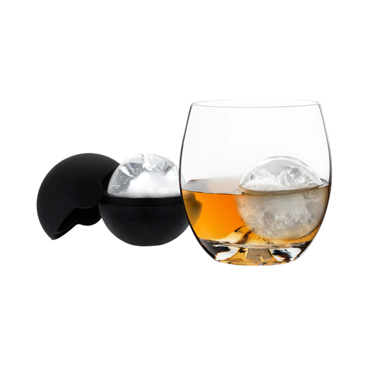Ice Sphere Mold and Crystal Tumbler Set | Uncrate Supply