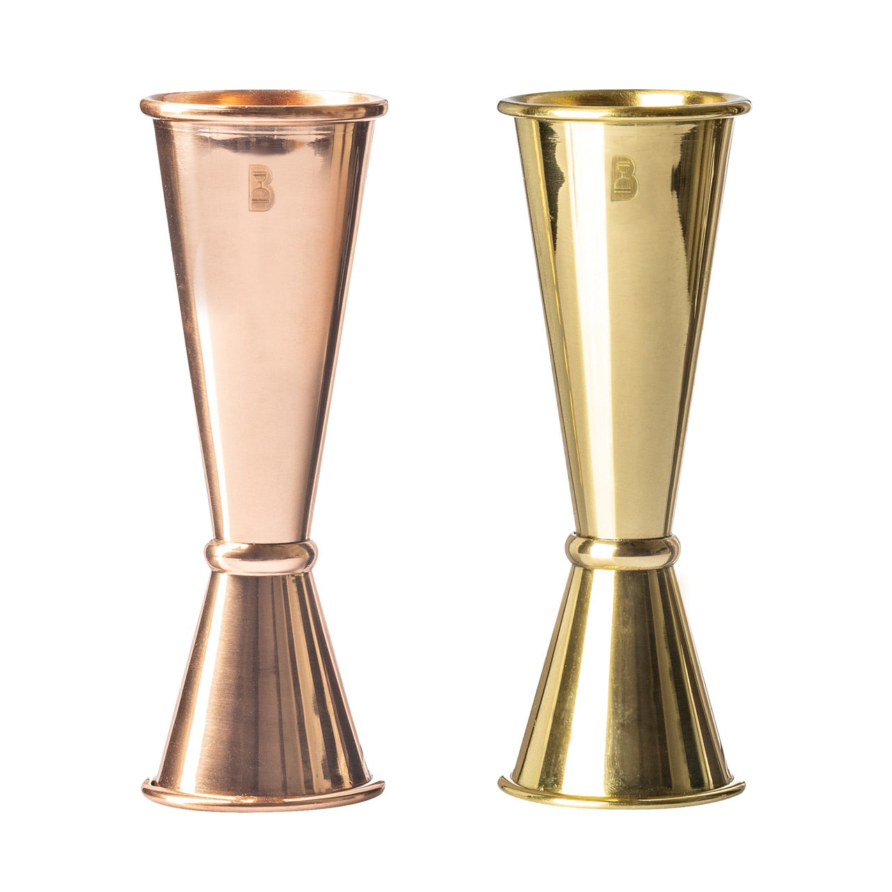Bull In China Solid Copper and Brass Jiggers | Uncrate Supply