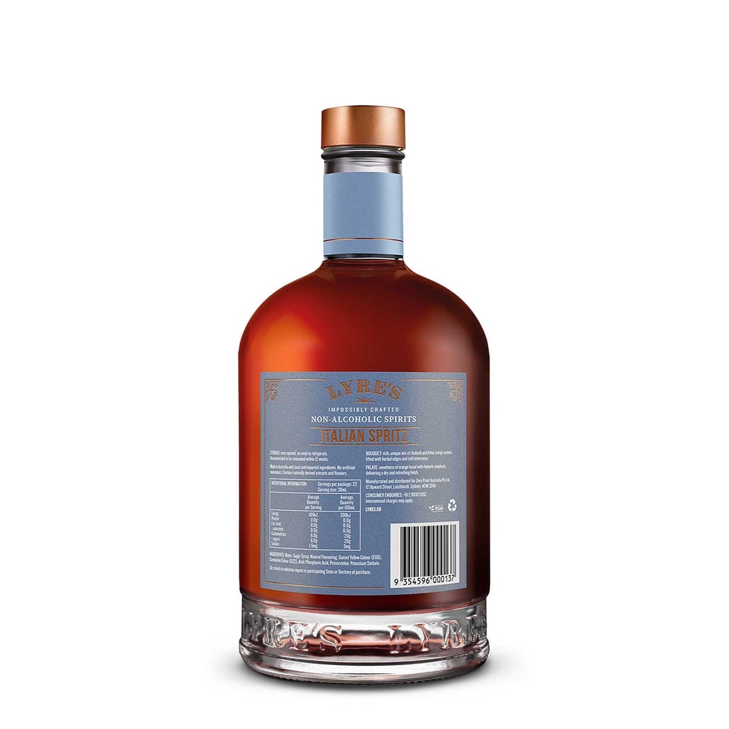 Lyre's Italian Spritz Non-Alcoholic Aperol | Uncrate Supply