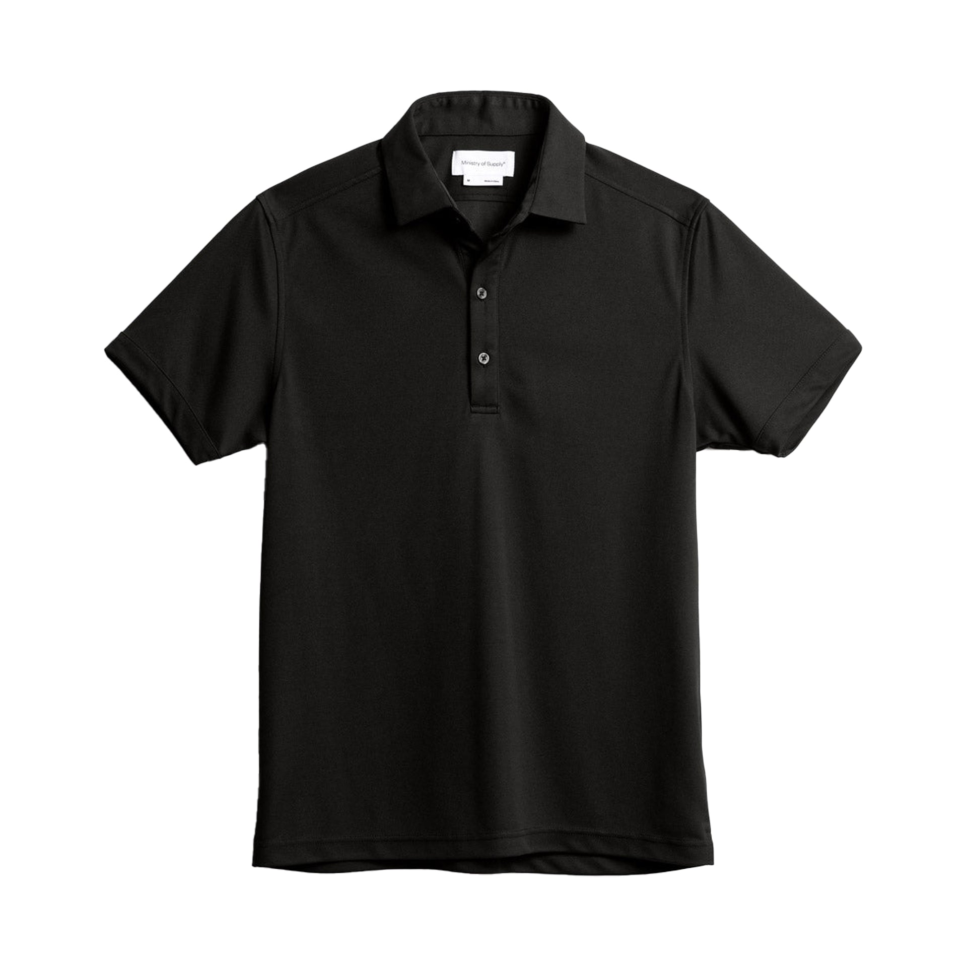 Ministry of Supply Black Apollo Polo | Uncrate Supply