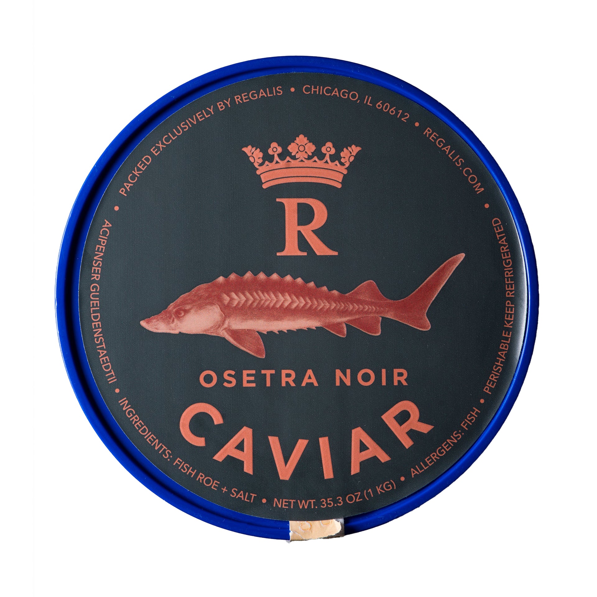 Regalis Osetra Noir Caviar | Uncrate Supply