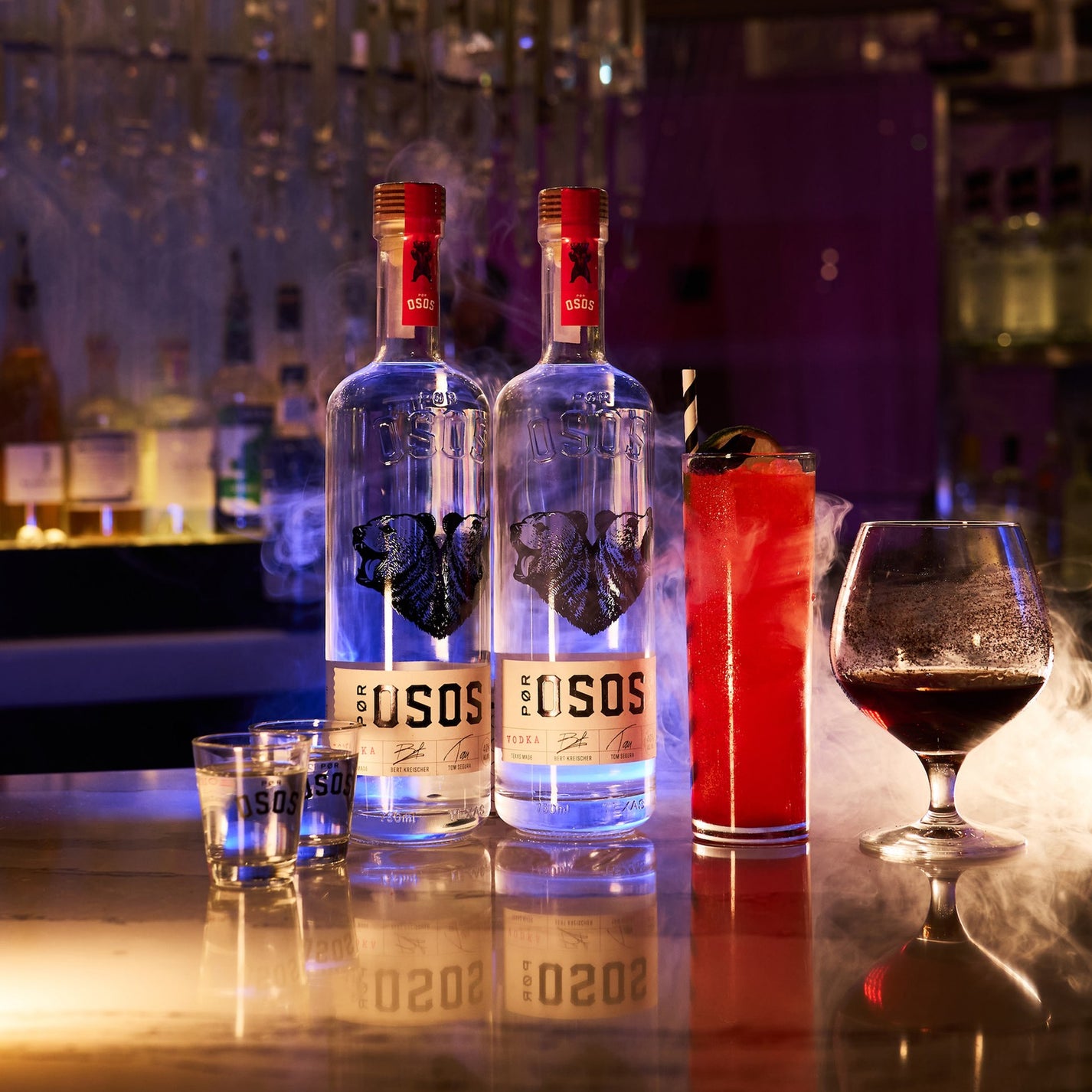 Por Osos 1L Vodka 2 Bottle Set | Uncrate Supply