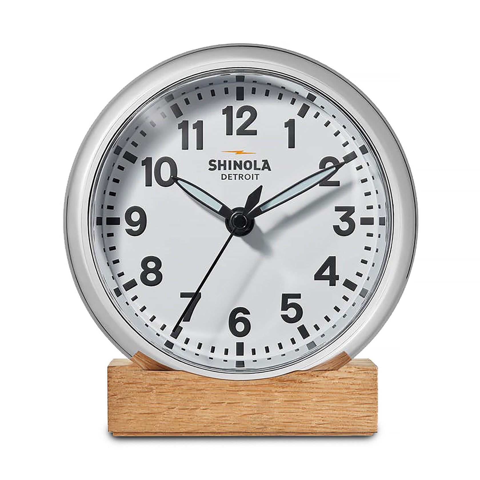 Shinola Runwell Desk Clock | Uncrate Supply
