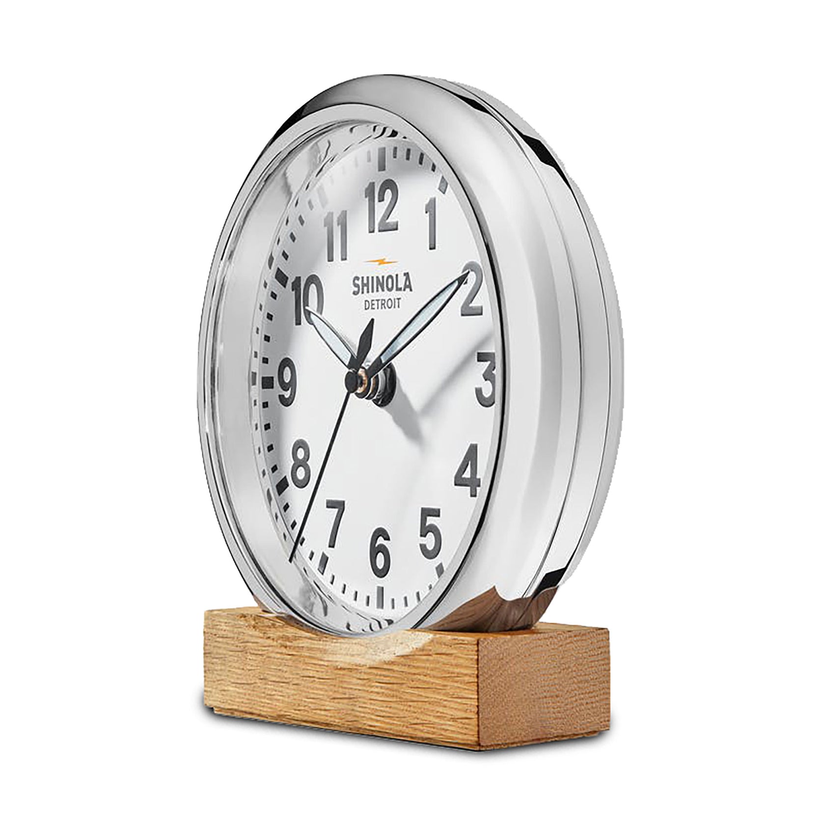 Shinola Runwell Desk Clock | Uncrate Supply