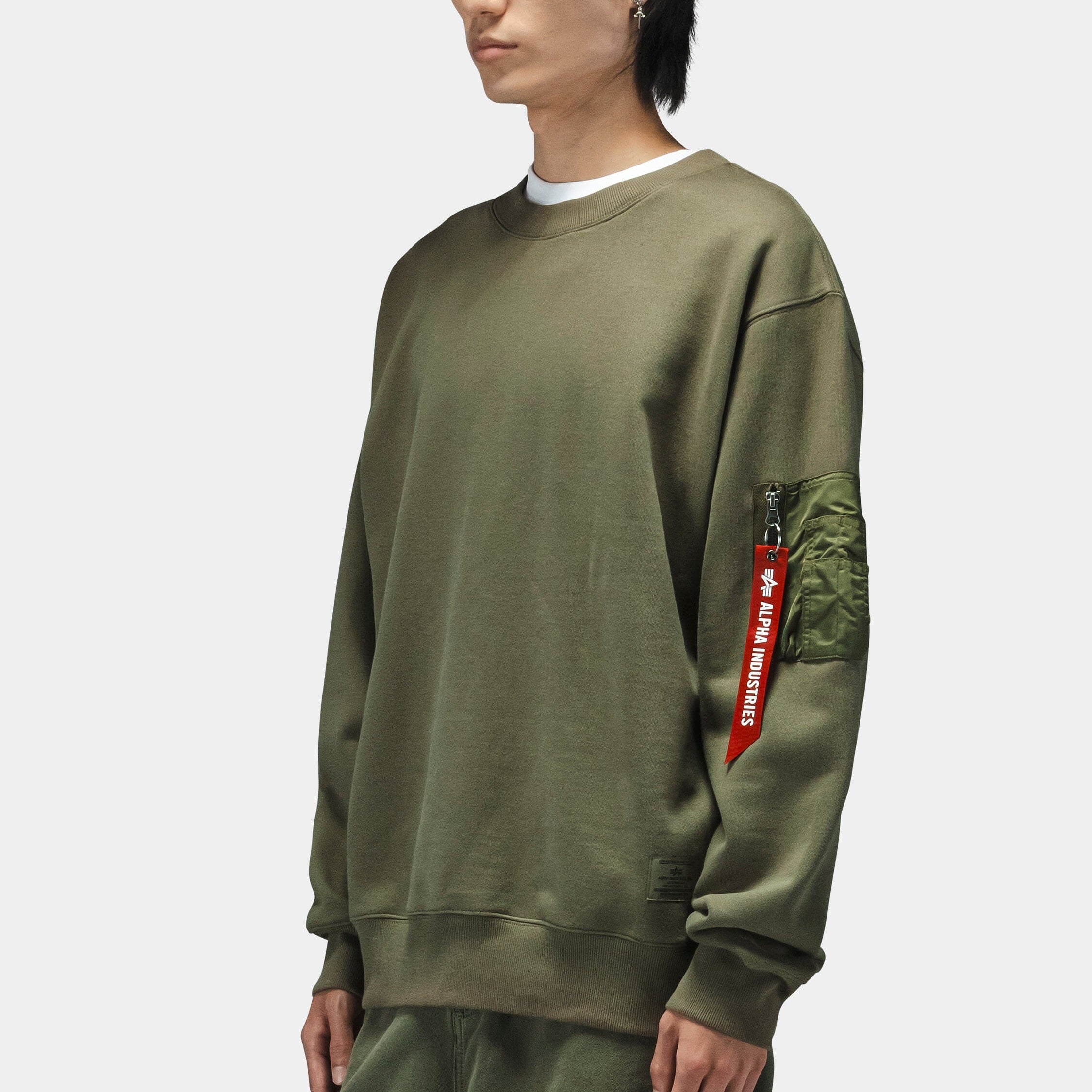 Alpha Industries UTILITY POCKET CREWNECK | Uncrate Supply