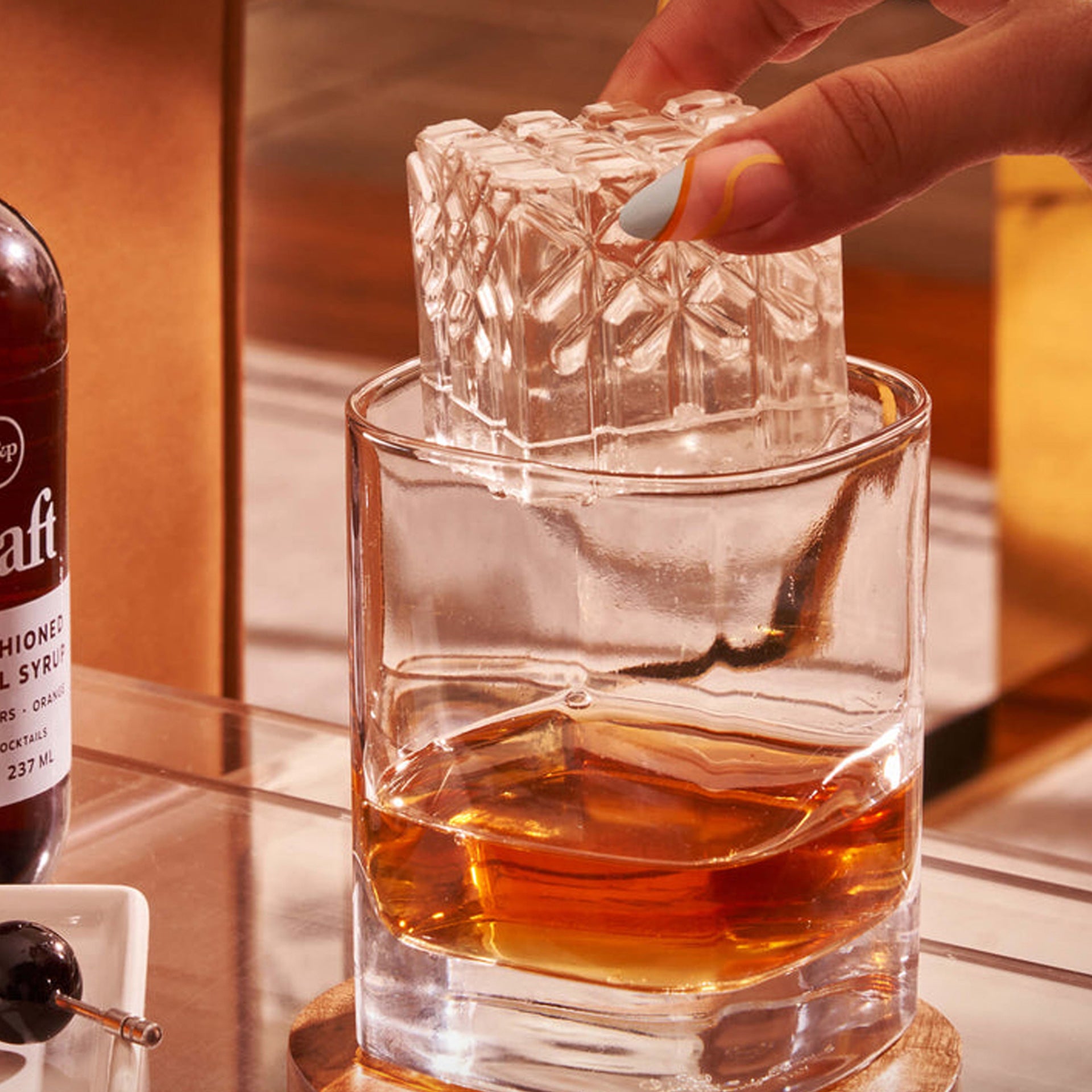 Crystal Cube Ice Tray | Uncrate Supply