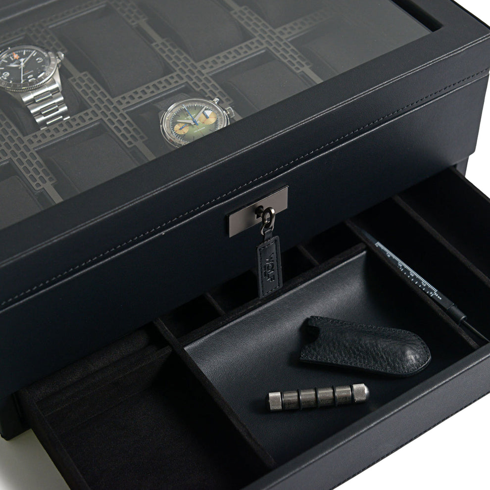 Wolf Axis 10 Piece Watch Box | Uncrate Supply
