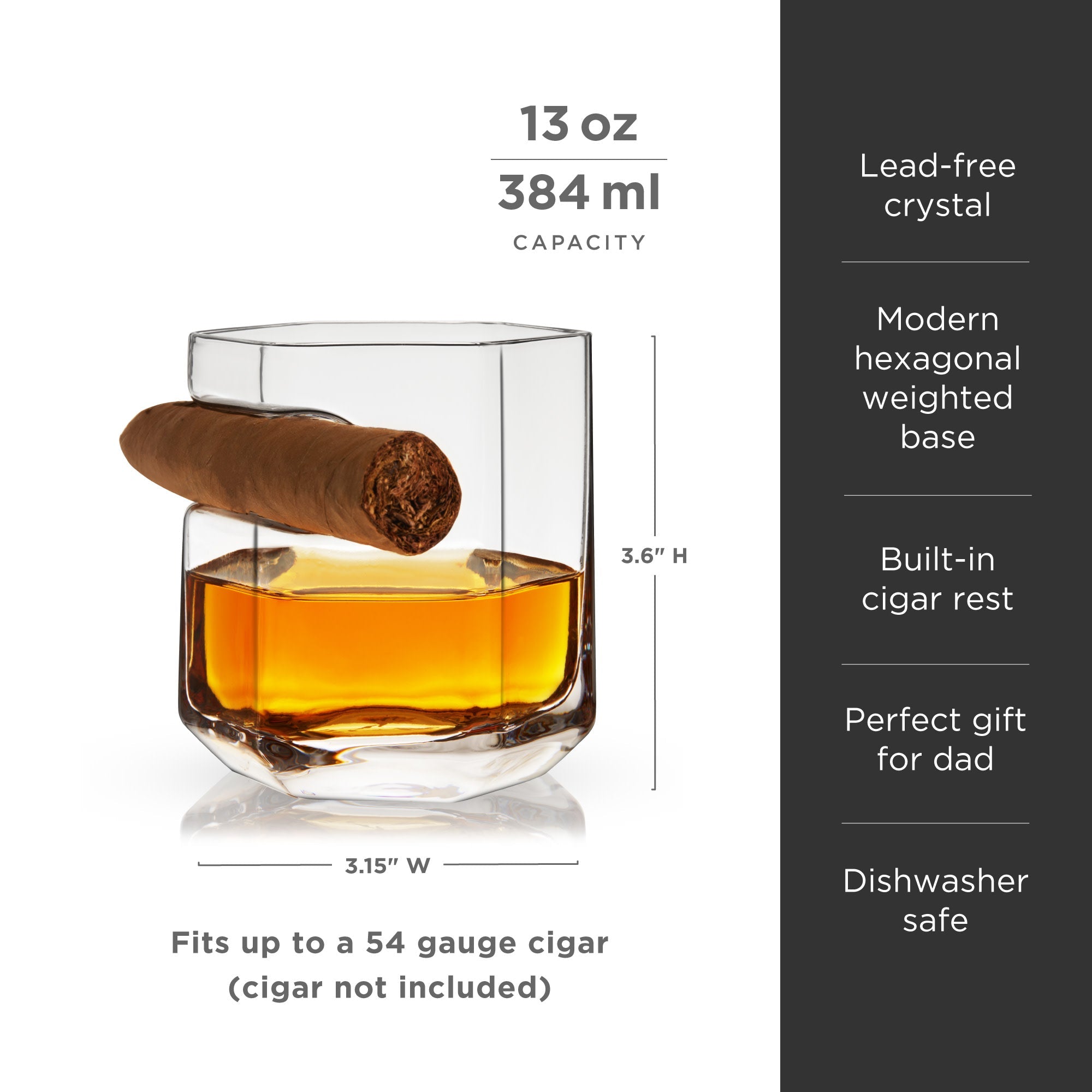 Crystal Cigar Glass | Uncrate Supply